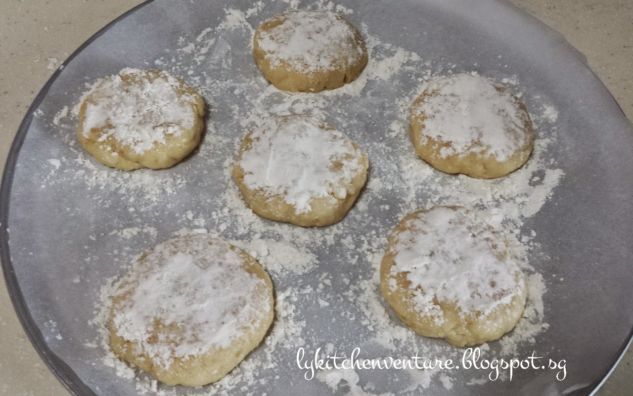 LY's Kitchen Ventures: Guang Su Bing or Kong Soh Peng （光酥饼）